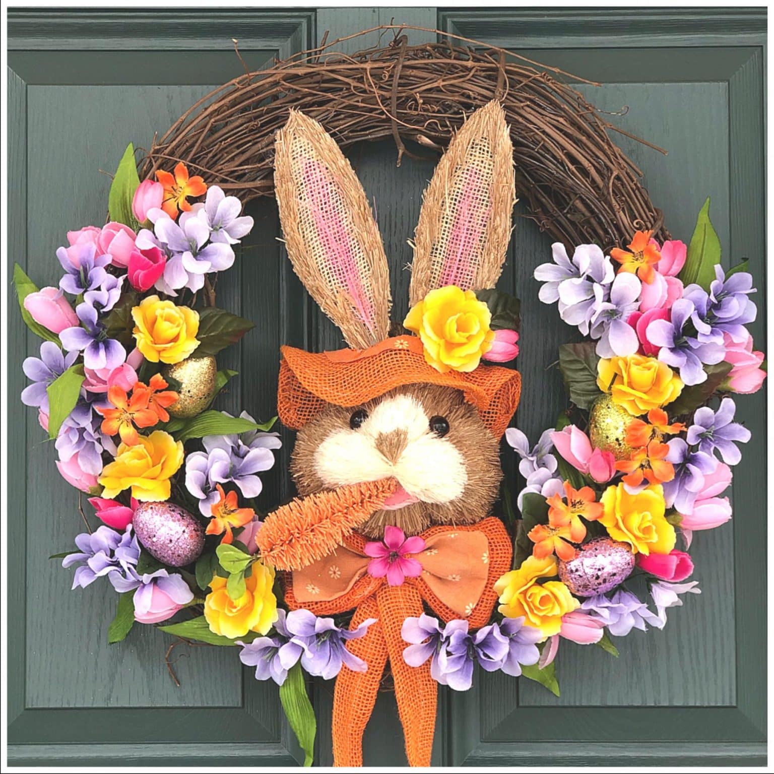 Easter Door Decorations (40+ Easy Spring Wreath Ideas For Front Door)