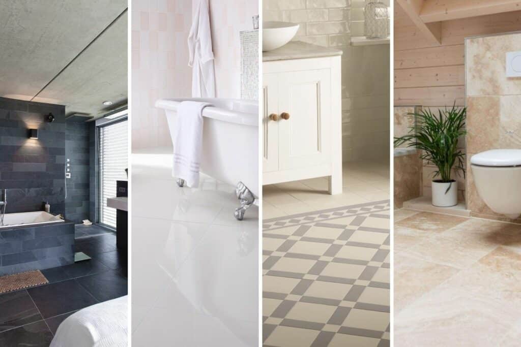What is best tiles for bathroom floor? Natural stones or man-made tiles