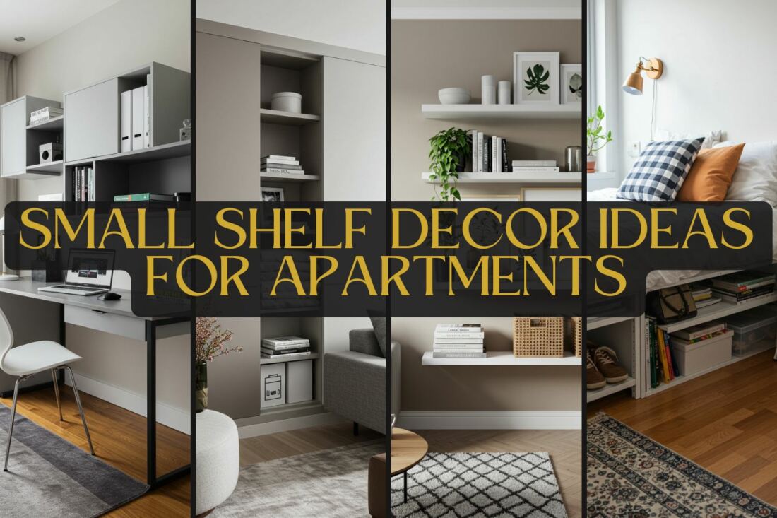 Small Shelf Decor Ideas for Apartments - Home Decor