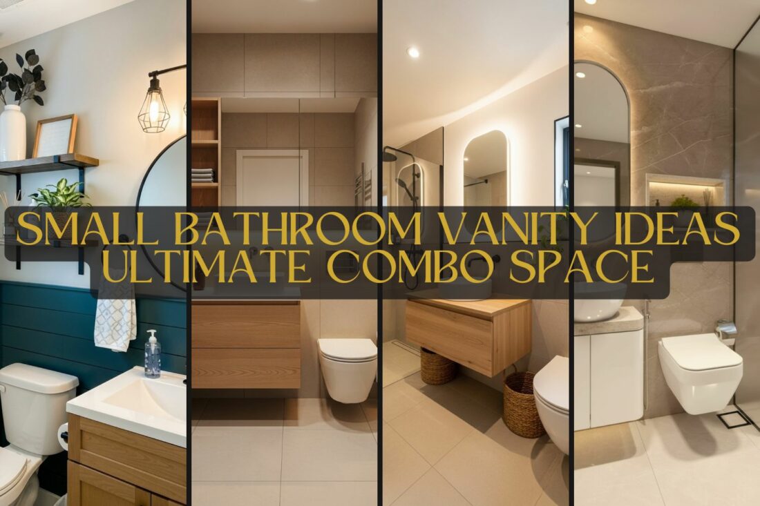 25 Smart Small Bathroom Vanity Ideas | Ultimate Combo Space