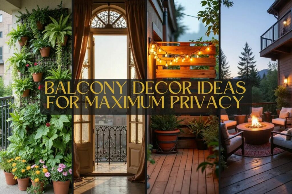 22 Balcony Decor Ideas for Maximum Privacy in 2025