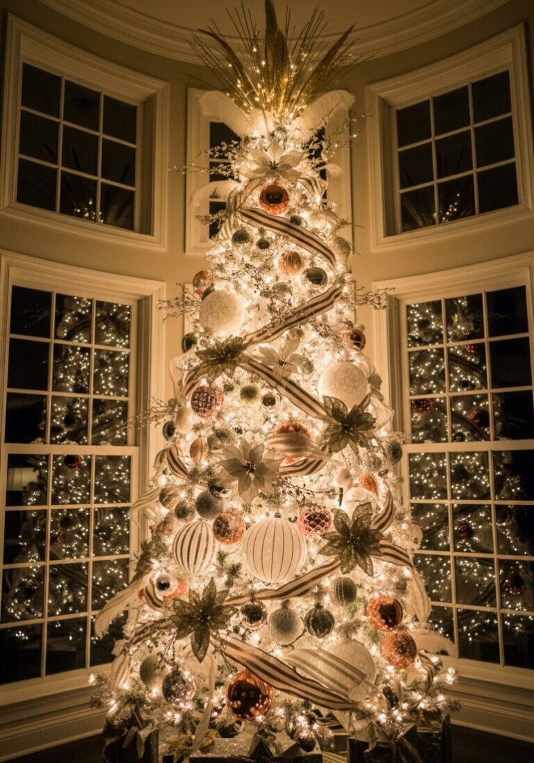 Stunning White Christmas Tree Ideas | Beyond the Blank Canvas