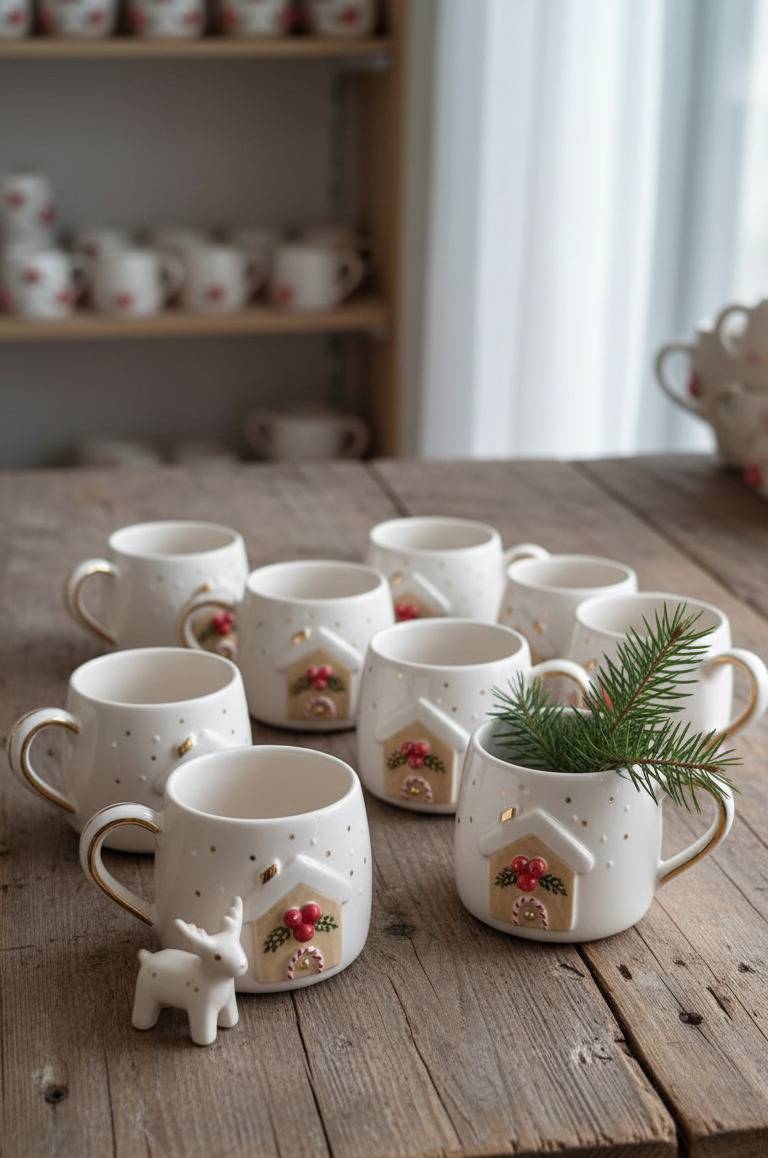 39 Creative Christmas Pottery Ideas for a Handmade Holiday