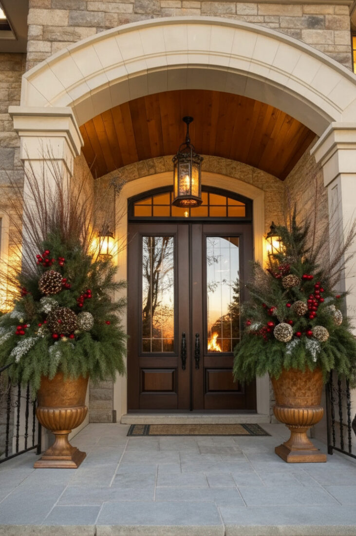 Christmas Door Decor Ideas to Spread Holiday Cheer