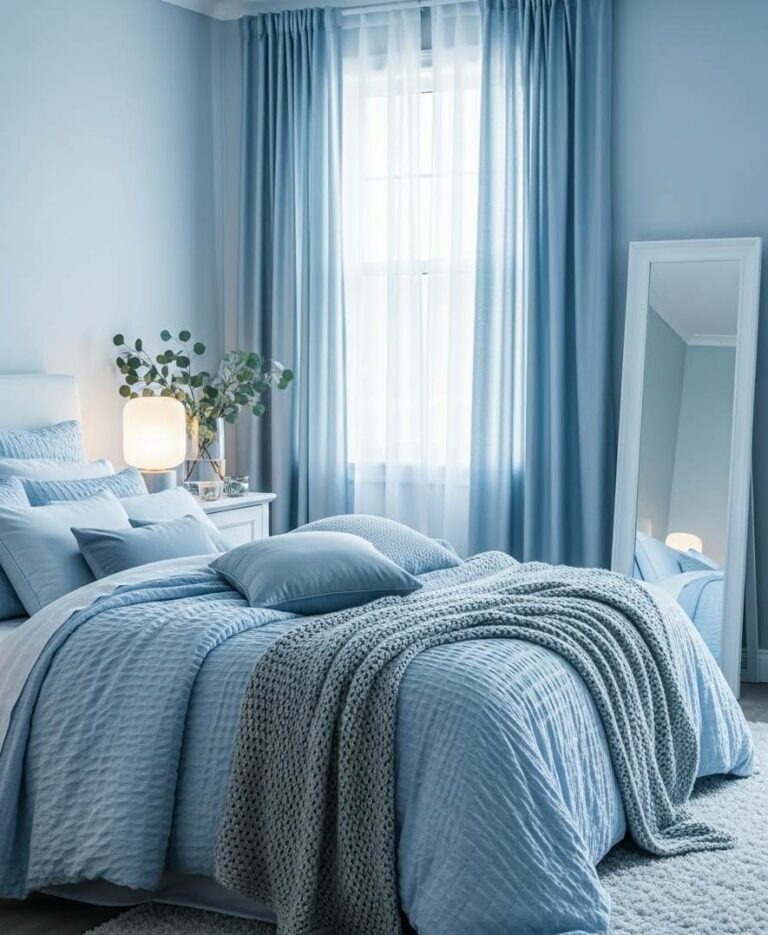 27 Aesthetic Blue Bedroom Decor And Expert Styling Tips