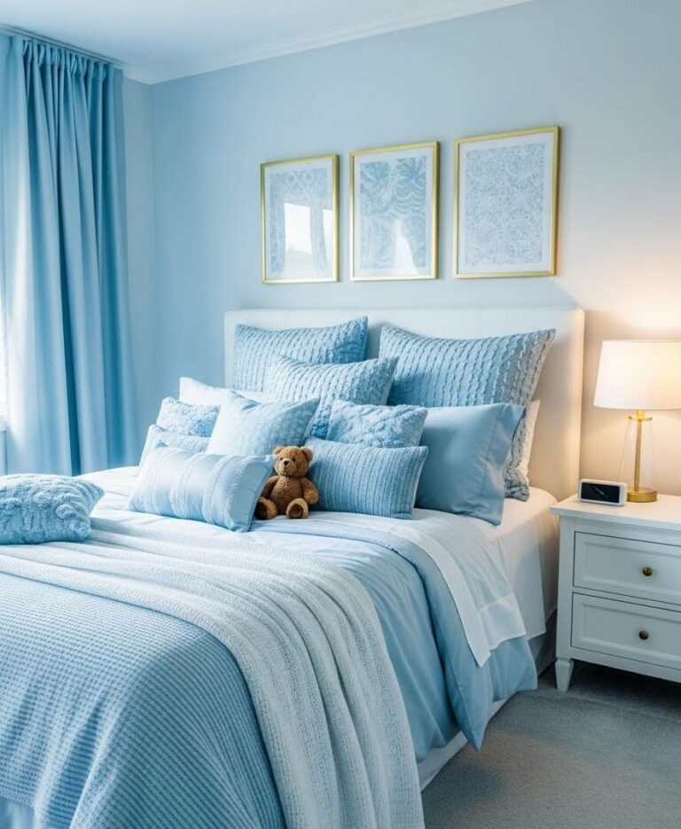 27 Aesthetic Blue Bedroom Decor And Expert Styling Tips