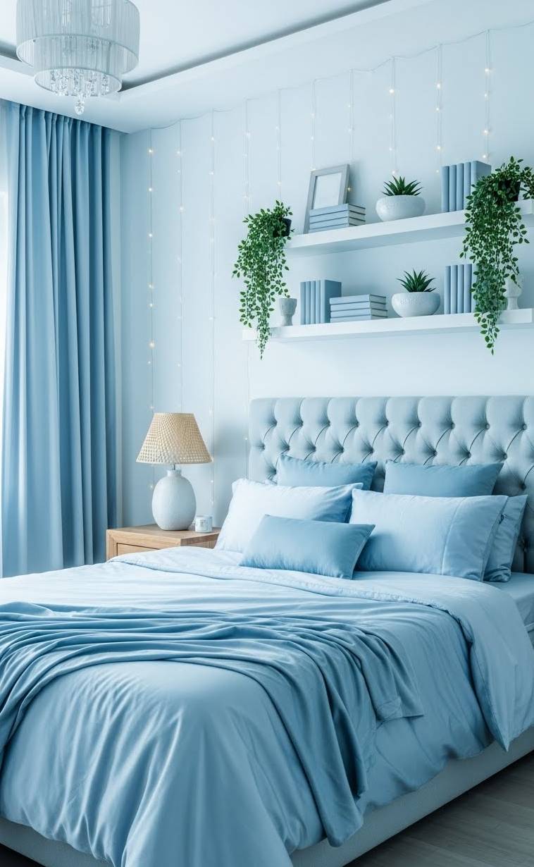 27 Aesthetic Blue Bedroom Decor And Expert Styling Tips