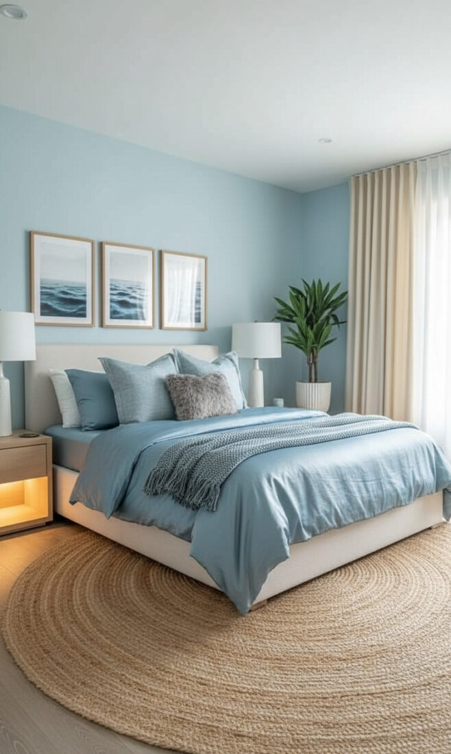 27 Aesthetic Blue Bedroom Decor And Expert Styling Tips