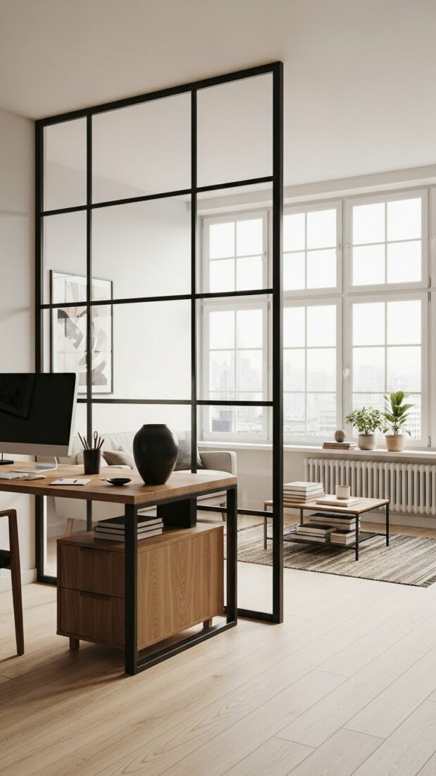 45 Glass Partition Walls for Larger, Brighter, & More Intentional Home