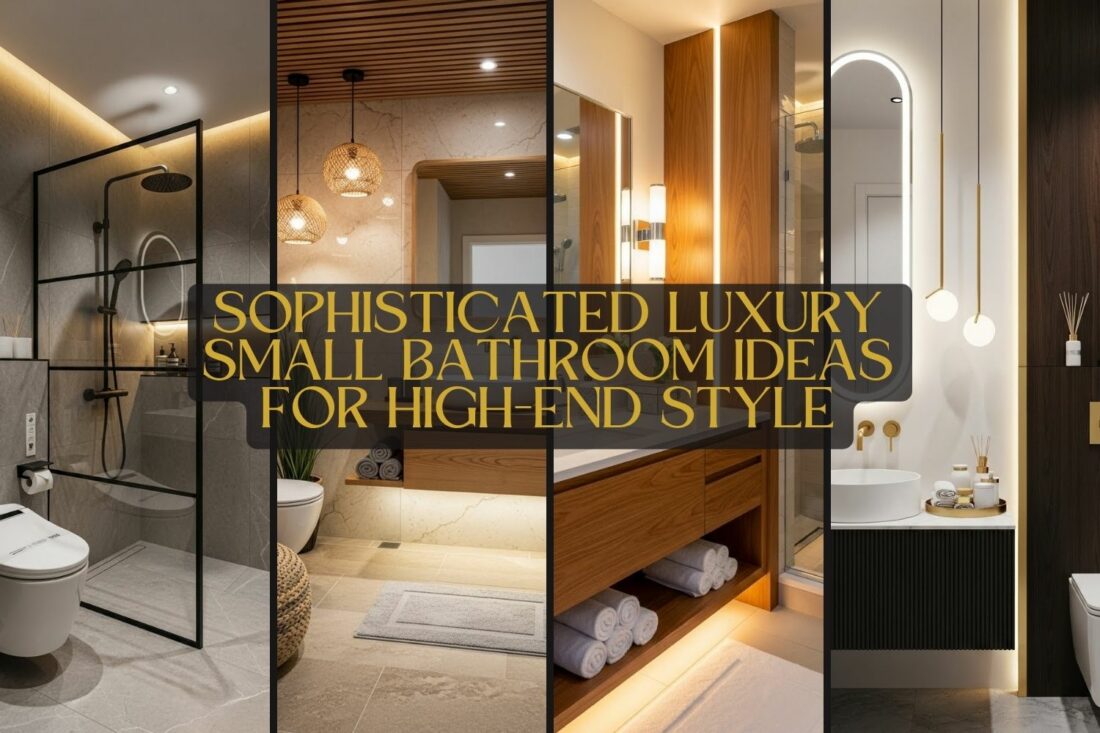 33 Sophisticated Luxury Small Bathroom Ideas for High-End Style