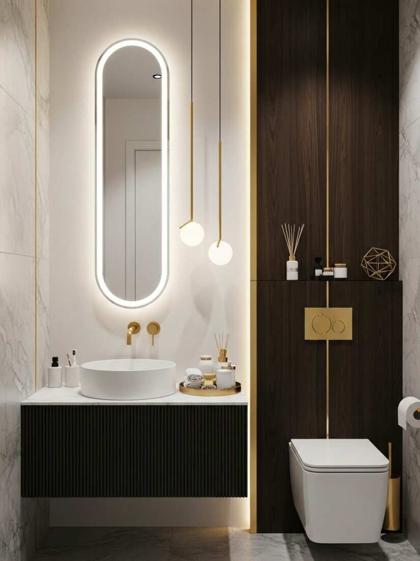 33 Sophisticated Luxury Small Bathroom Ideas for High-End Style