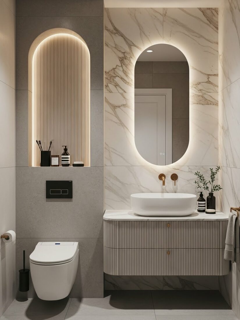 33 Sophisticated Luxury Small Bathroom Ideas for High-End Style
